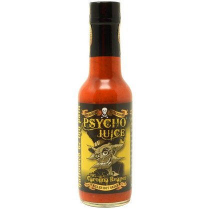 Psycho Juice-70% Carolina Reaper Killer Hot Sauce – Dorset Chilli Shop